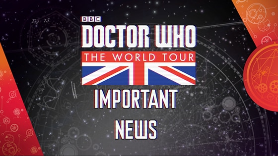 UPDATE on the Doctor Who World Tour Live Stream from Sydney | Doctor Who