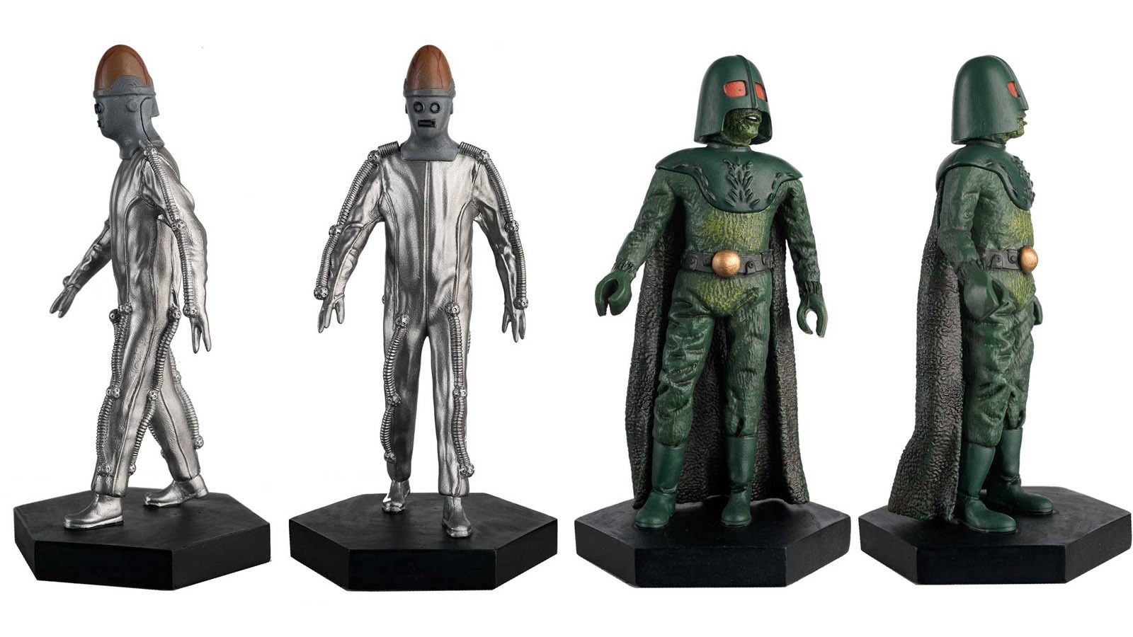 Cybermen and Ice Warriors from Doctor Who Figurine Collection | Doctor Who