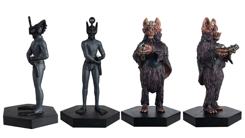 Tetrap and Voord from Doctor Who Figurine Collection | Doctor Who