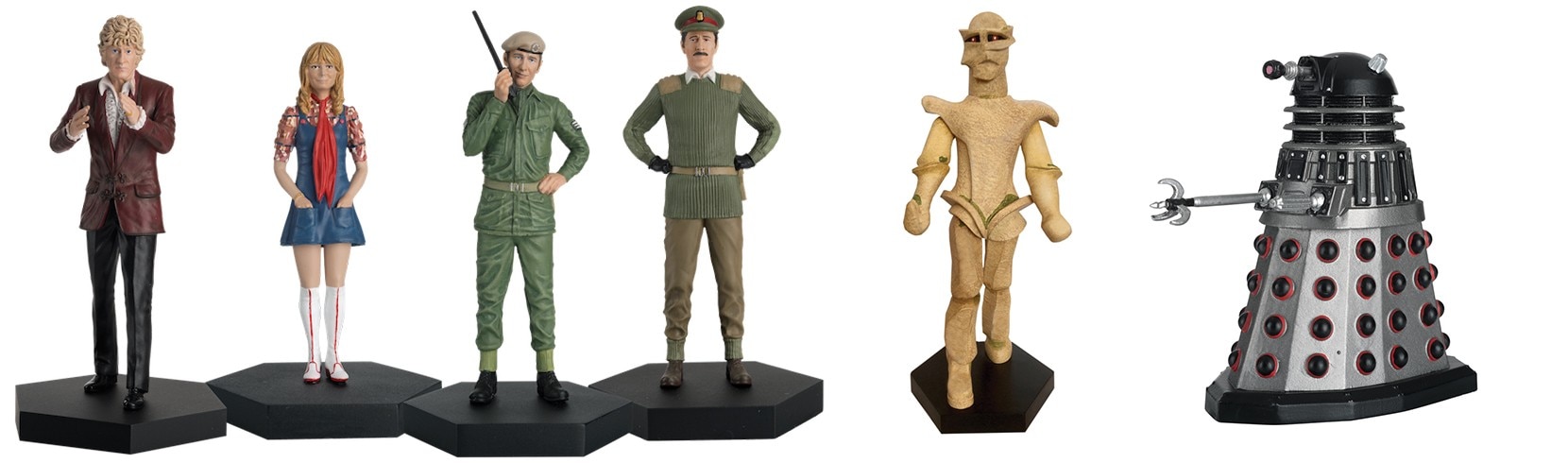 Coming soon: The Third Doctor and friends, the Melkur and Dalek ...